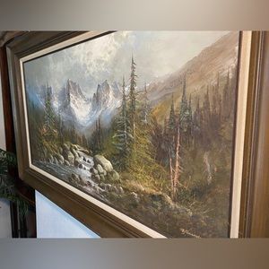 SEEKATZ | Art | Huge Vintage Landscape Oil Painting By Gunter Seekatz ...